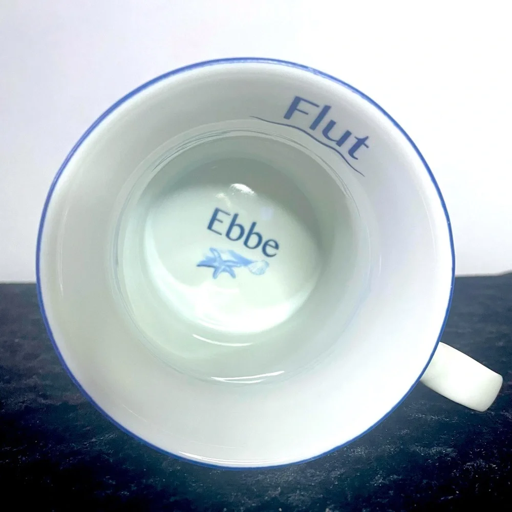 TOB-Tee | Dining | Papas Pott Coffee Mug German White Blue Tide Knot ...